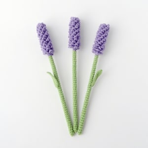 Lavender Crochet Pattern, Crochet Lavender Flowers Pdf Tutorial - Etsy
