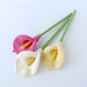 Calla Lily Crochet Pattern, Crochet Calla Lily Flowers Pdf Tutorial - Etsy