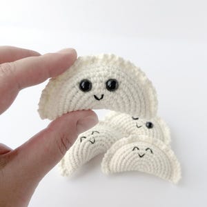 Pierogi Crochet Pattern Cute Amigurumi Food, Crochet Dumplings Pdf ...