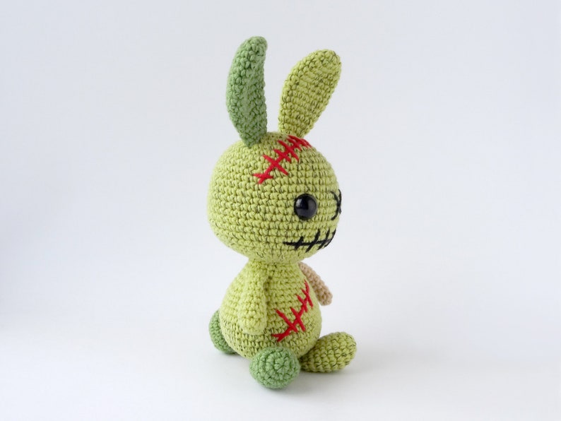 Zombie Rabbit Crochet Pattern Amigurumi Monster Toy | Etsy