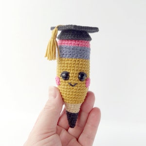 Graduation Pencil Crochet Pattern - Cute Amigurumi Gift PDF Tutorial - Etsy