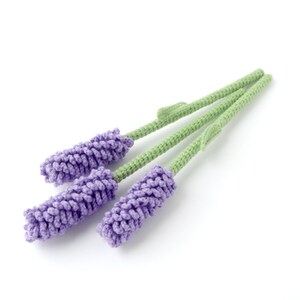 Lavender Crochet Pattern, Crochet Lavender Flowers Pdf Tutorial - Etsy