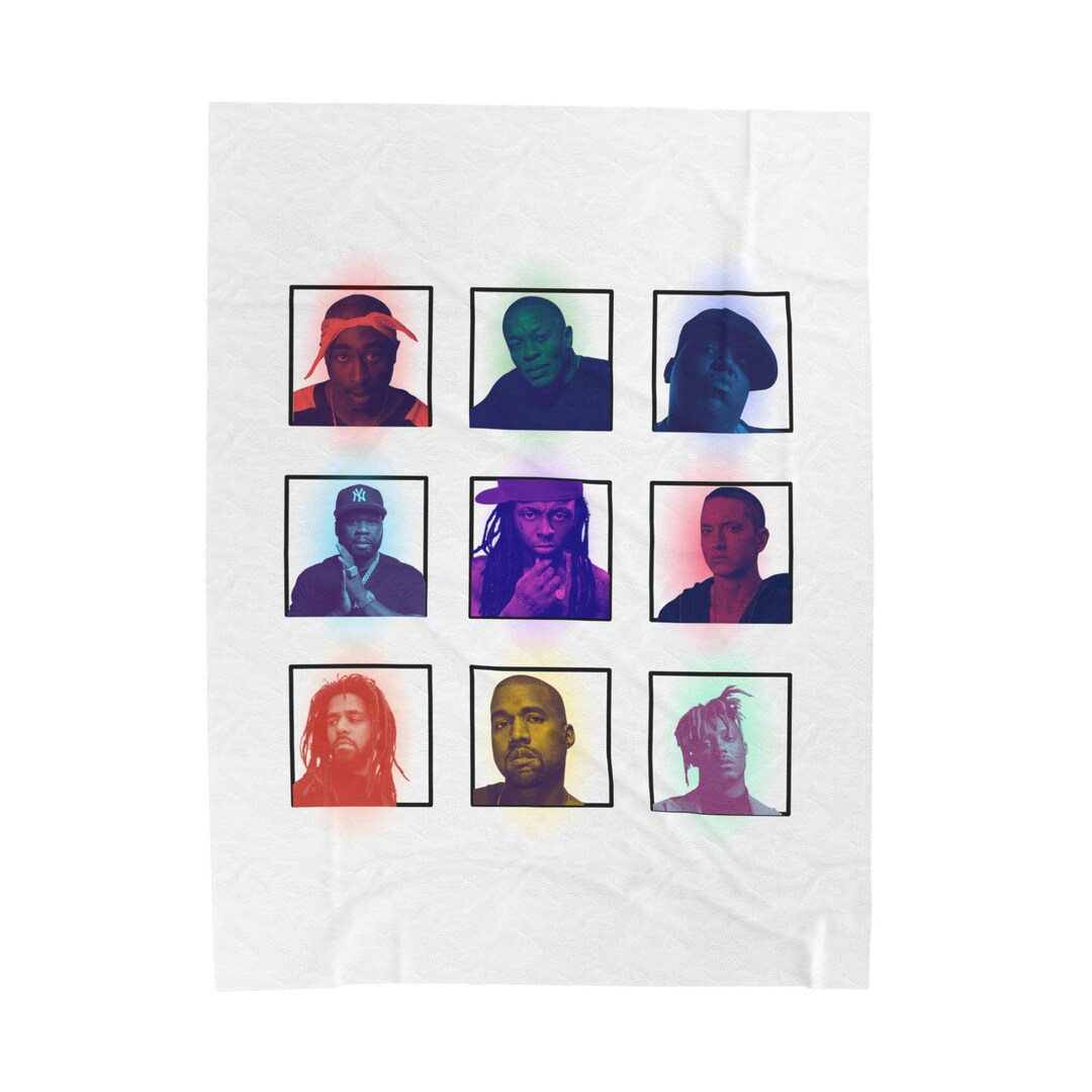 Rap Legends Velveteen Plush Blanket - Etsy