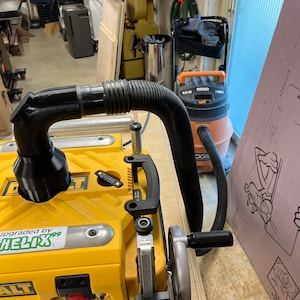 4" to 2-1/4" Shop Vacuum Adapter - Compatible With Dewalt DW735 Planer ...