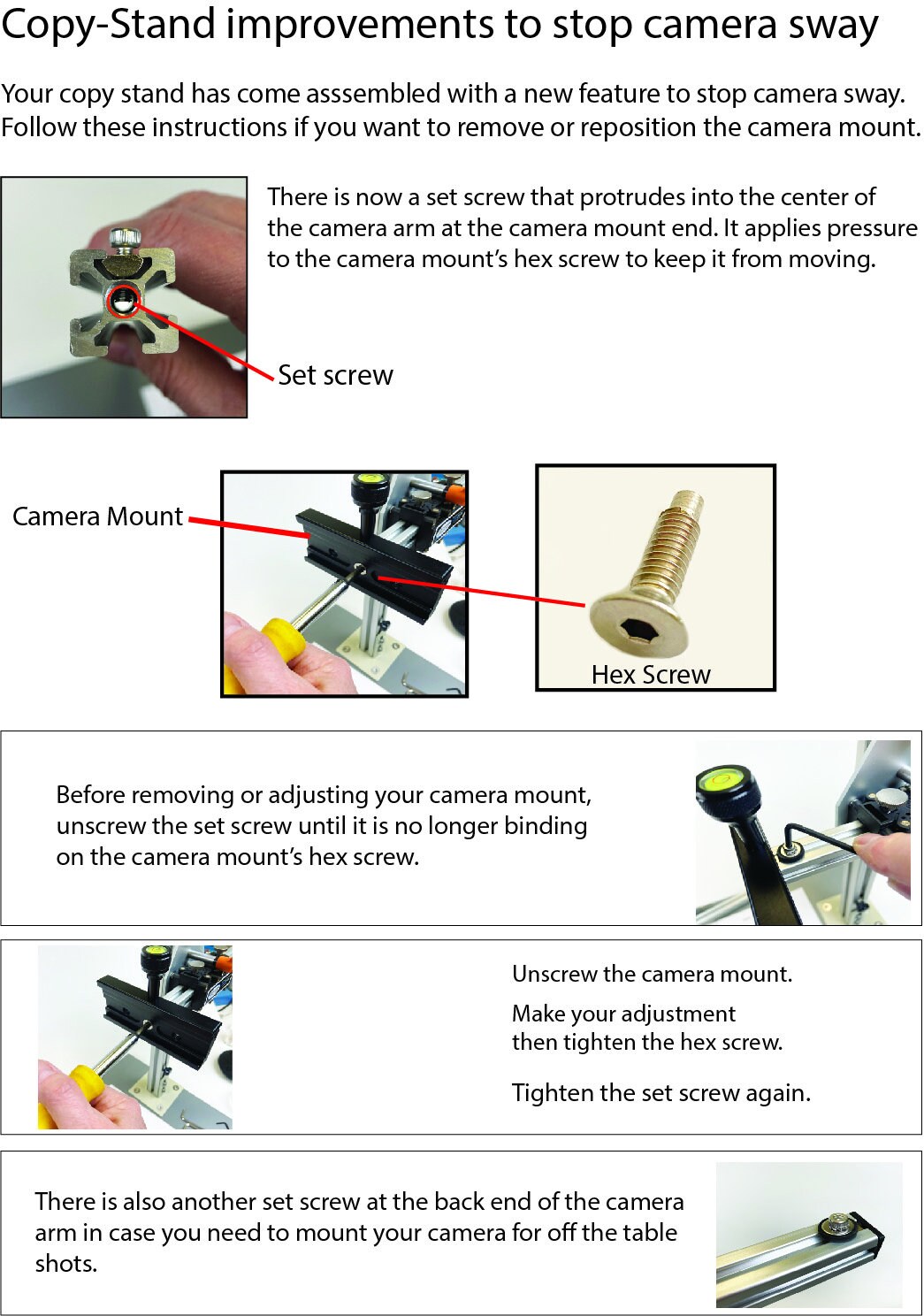 SUPER Heavy Duty 36" Tall Easy Slide Macro Copy Stand ~DSLR Camera ...
