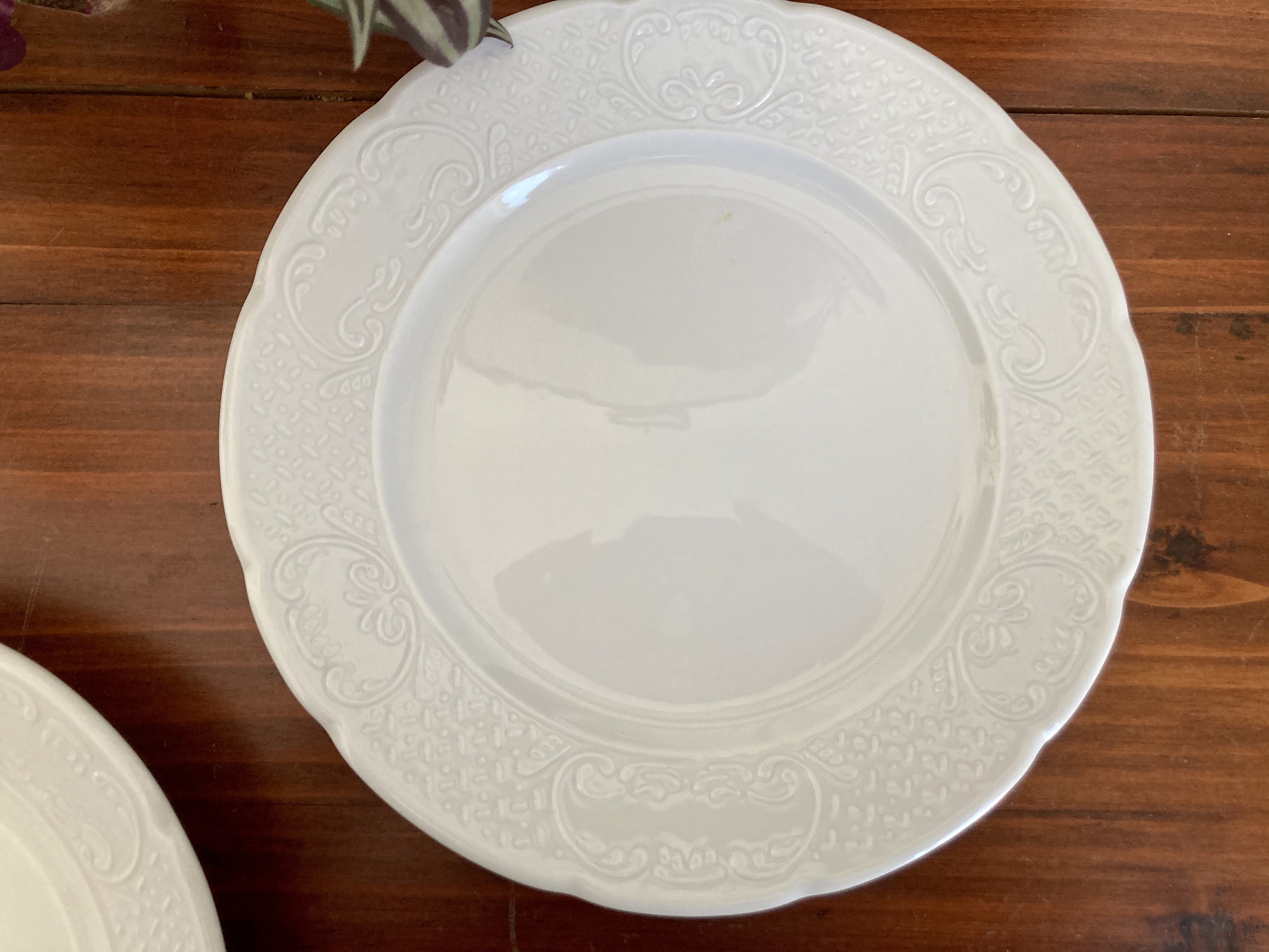 Plates Dining & Serving Apilco France Versailles Porseleinen Diner Set ...
