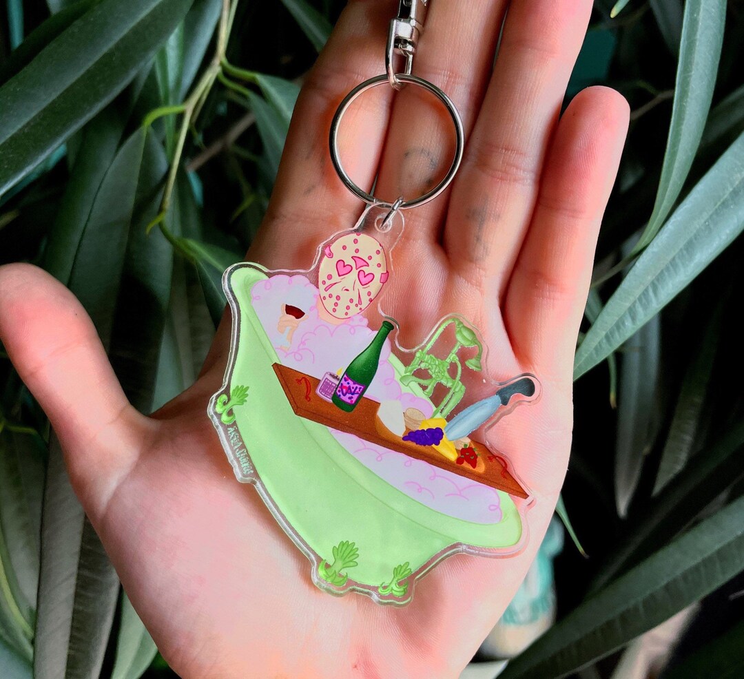 Spooky Spa Babe Keychain jason - Etsy