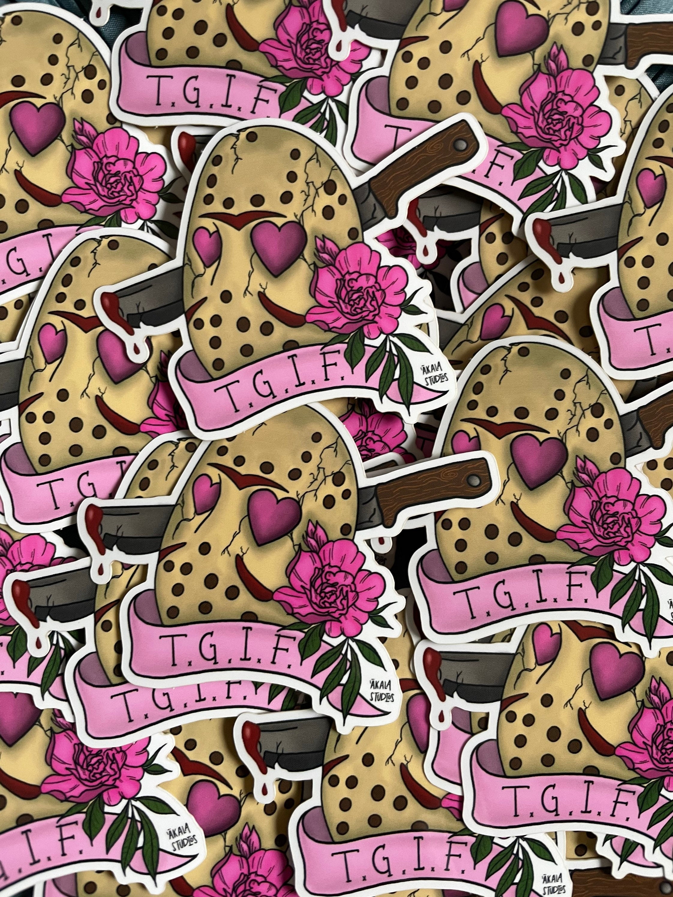 Cute Horror Icons TGIF Jason Sticker - Etsy