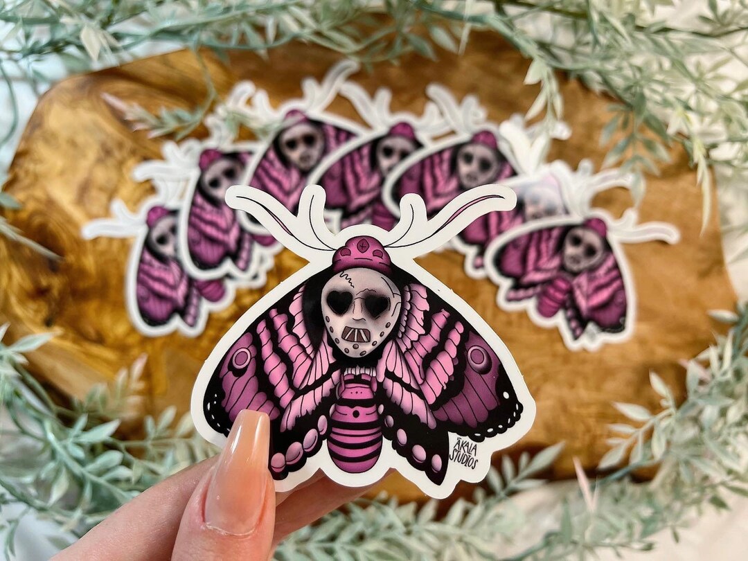 Cute Horror Icons Death Moth Hannibal Sticker - Etsy