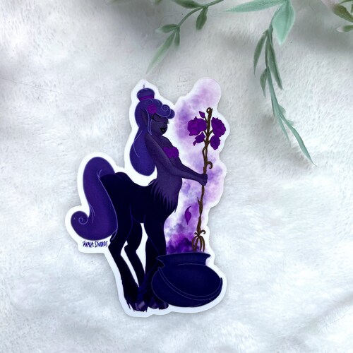 Fantasia Centaurette Warrior Sticker - Etsy