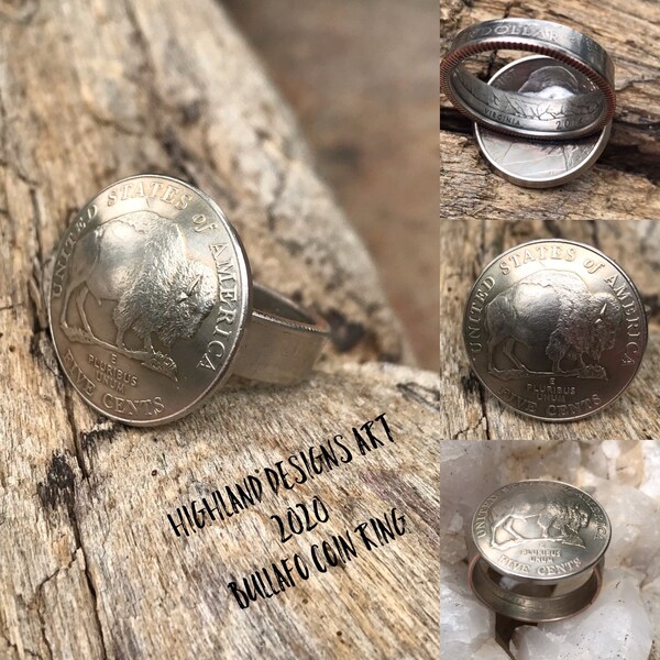 Buffalo Coin Ring - Etsy