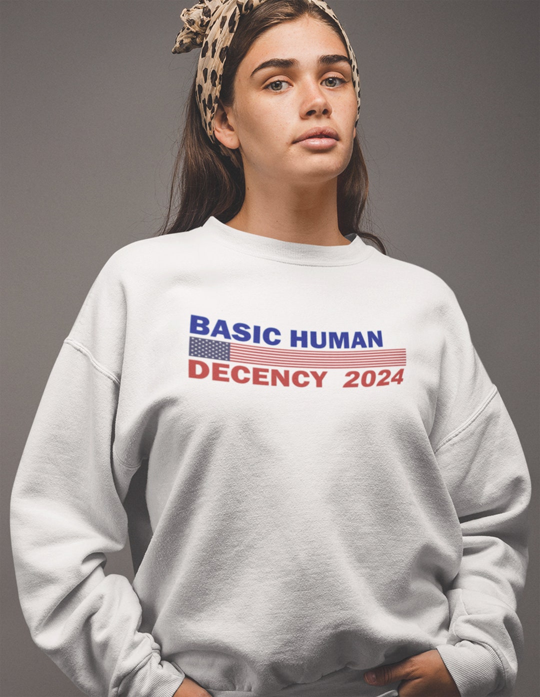 Basic Human Decency 2024 Unisex Heavy Blend™ Crewneck - Etsy
