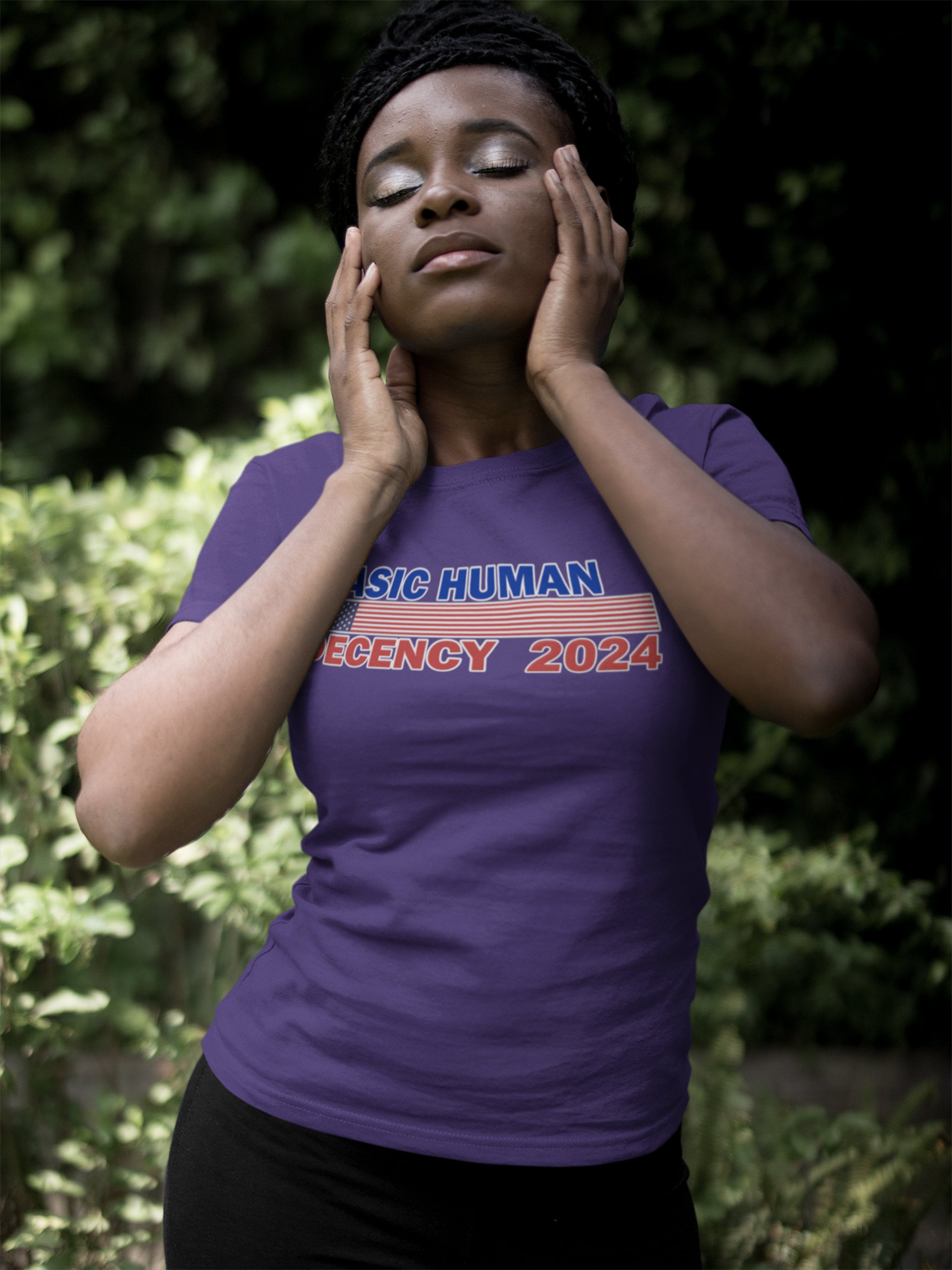 Basic Human Decency 2024 Women's Midweight Cotton Tee - Etsy