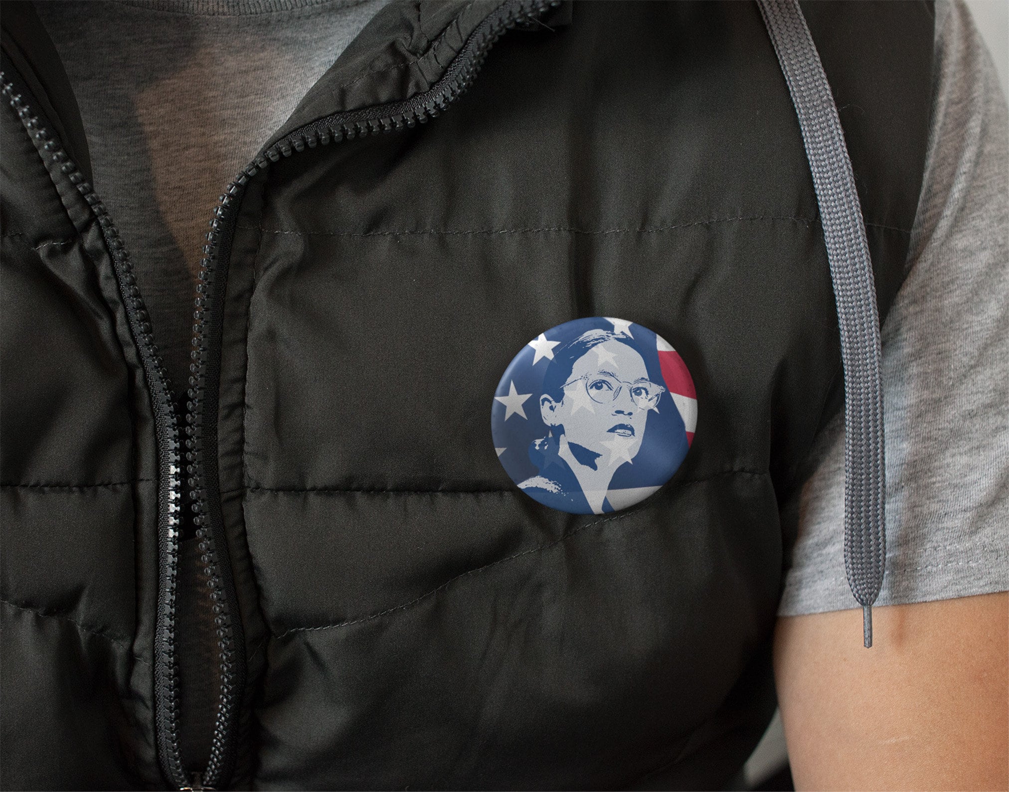 AOC Alexandria Ocasio-cortez Custom Pin Buttons - Etsy