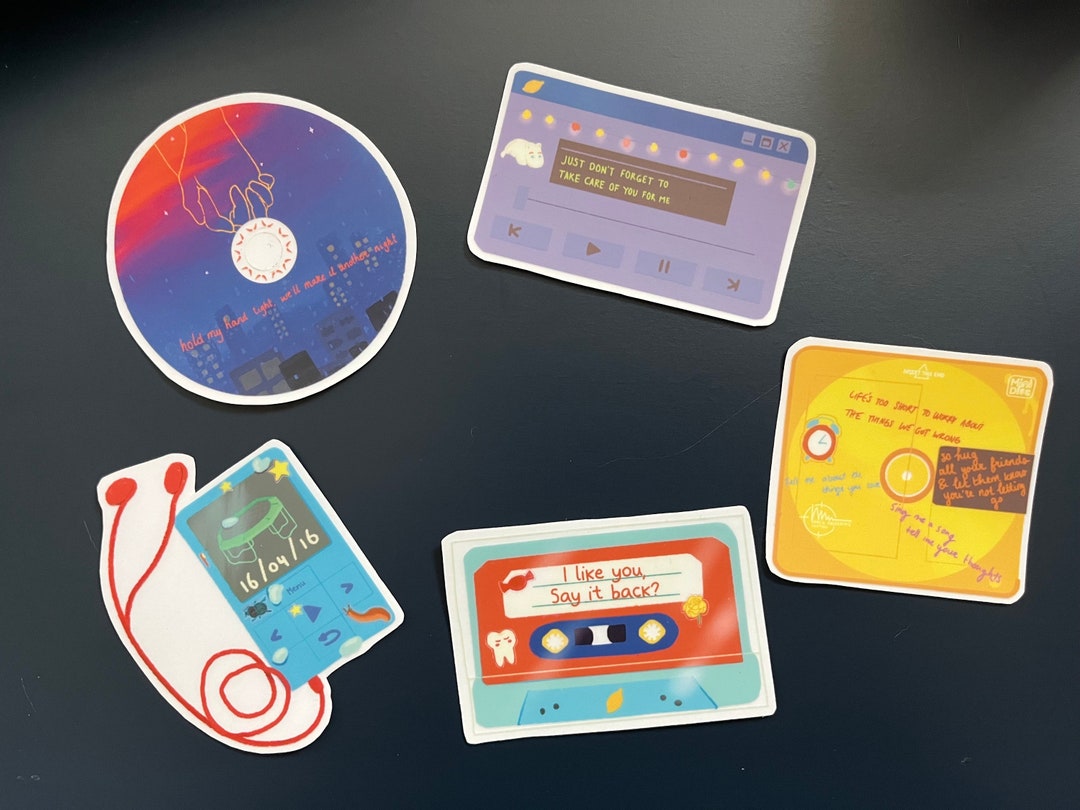 Cavetown Retro Music Stickers - Etsy