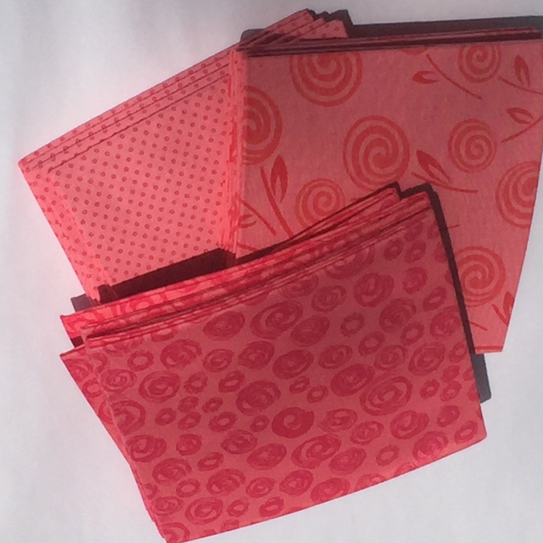 Fabri-quilt Multi Print Pink Fat Quarter Fabic Bundle Great - Etsy