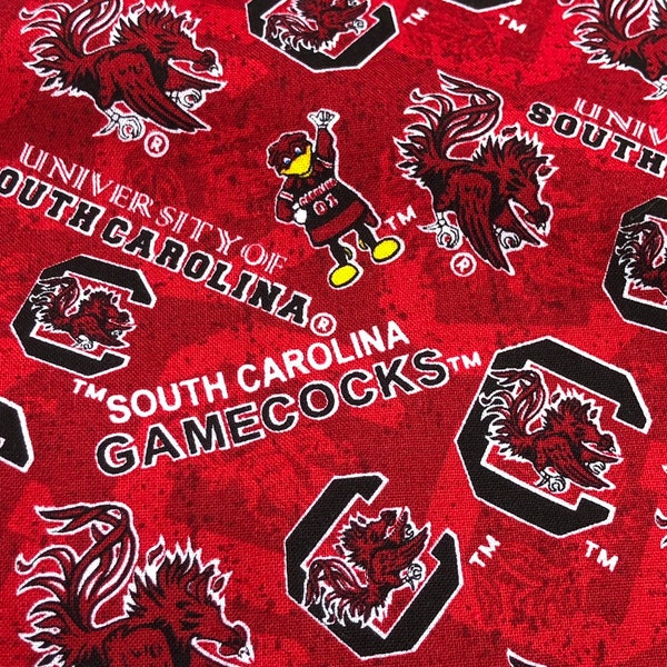 University of South Carolina Fabric - Etsy