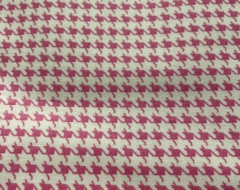 Hot Pink Houndstooth | Etsy