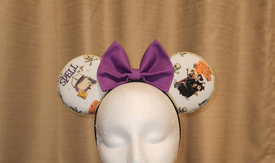 Handmade Hocus Pocus Inspired Minnie Ears - Ready to Ship - Etsy