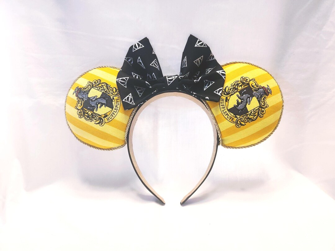 Yellow Wizard House Inspired Mouse Ears - Wizard Inspired Theme - READY ...