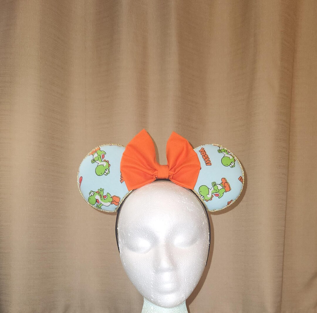 Yoshi Inspired Minnie Ears Mario Character Inspired Handmade Ears READY ...