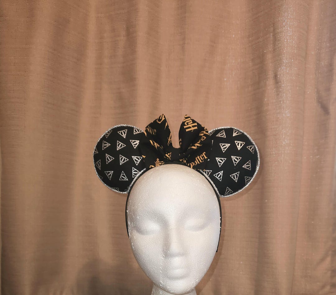 Wizard Symbol Minnie Ears – Handmade Cotton Mouse Ears - Etsy
