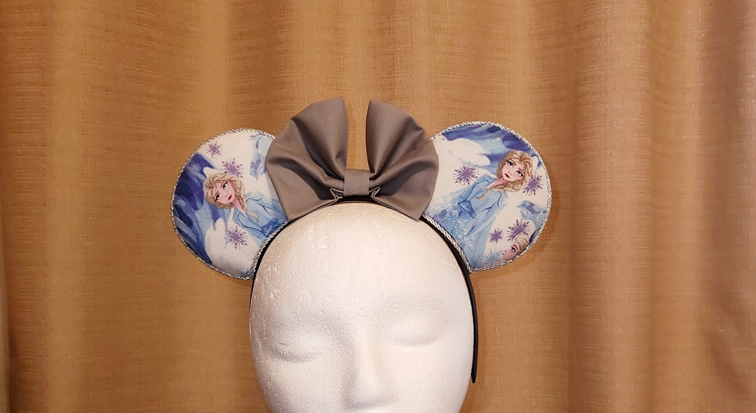 Frozen Elsa Inspired Mouse Ears/disney Inspired Elsa Minnie Ears/frozen ...