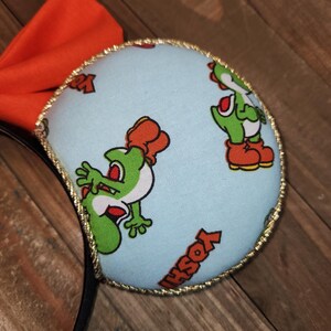 Yoshi Inspired Minnie Ears - Mario Character Inspired Handmade Ears ...