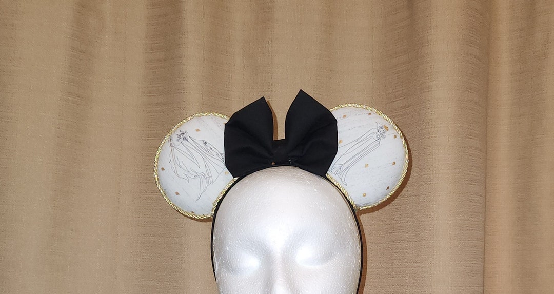 Villains Inspired Minnie Ears: Evil Queen, Ursula, Cruella - Handmade ...
