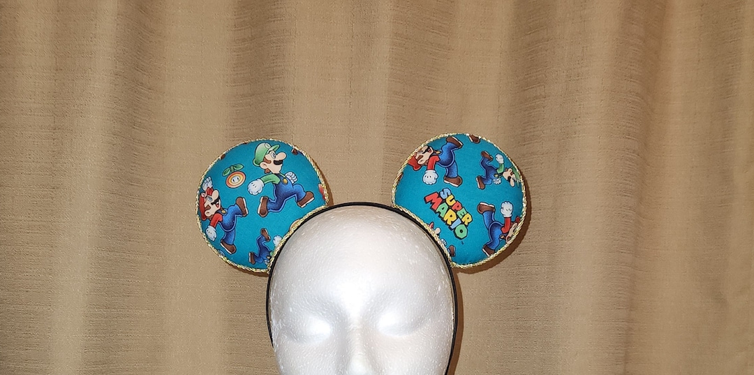 Inspired by Super Mario Brothers Mouse Ears/mario and Luigi Inspired ...