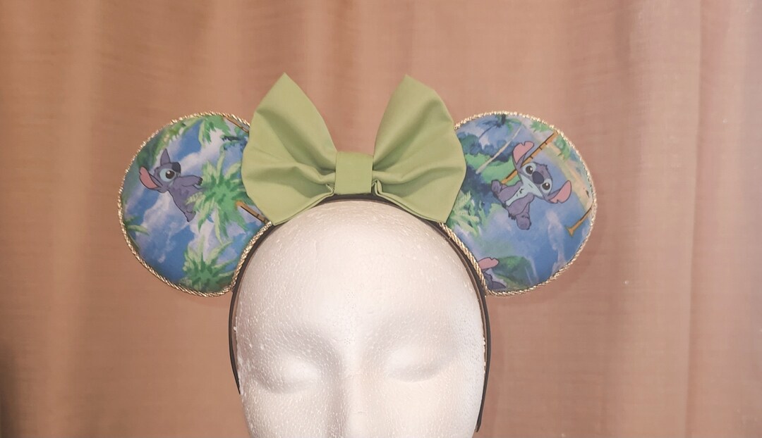 Disney Stitch Inspired Mouse Ears/stitch Inspired Mouse Ears/tropical ...