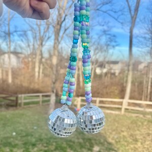 Beaded Disco Car Charm - Etsy