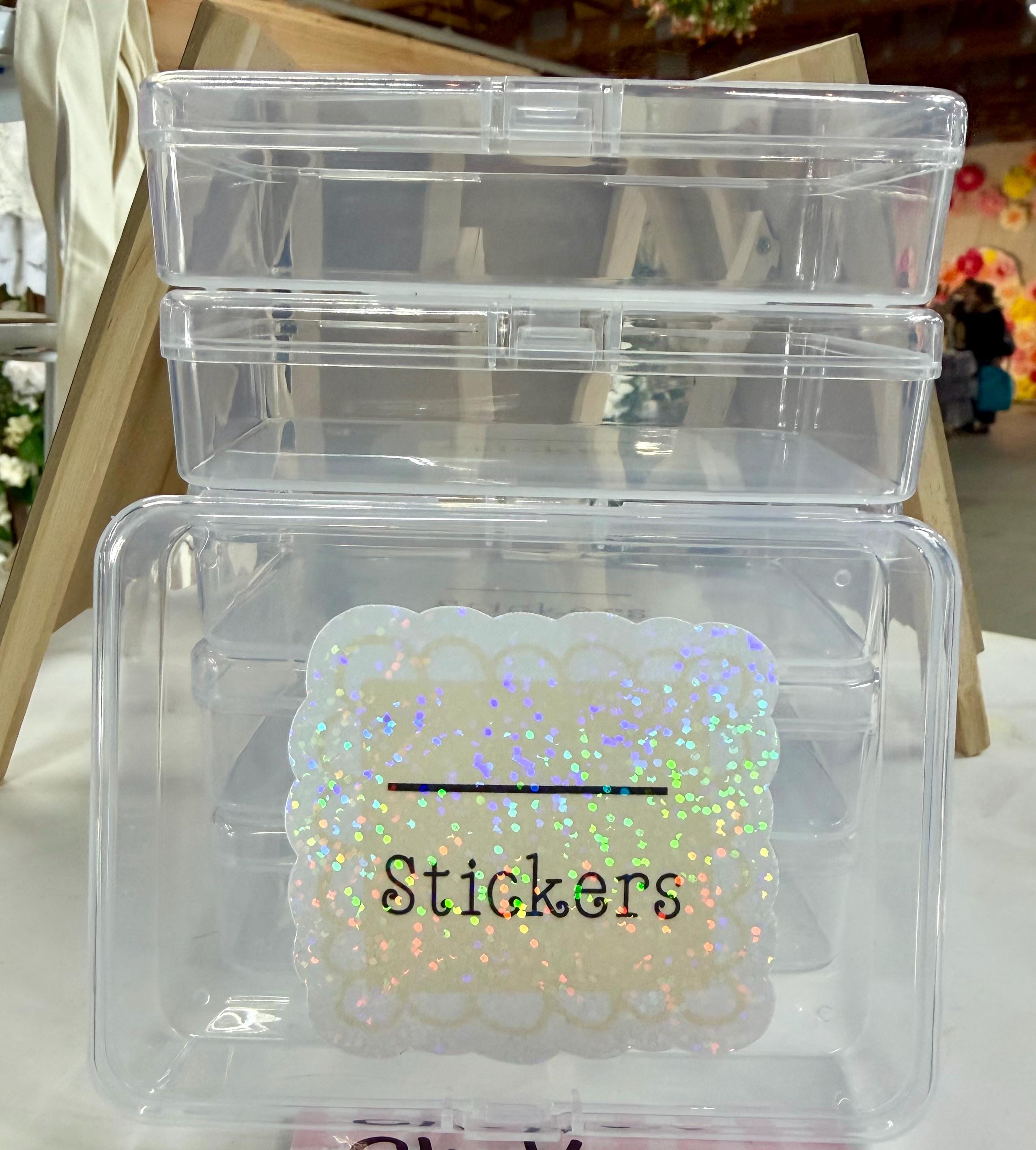 Sticker Storage Box - Etsy