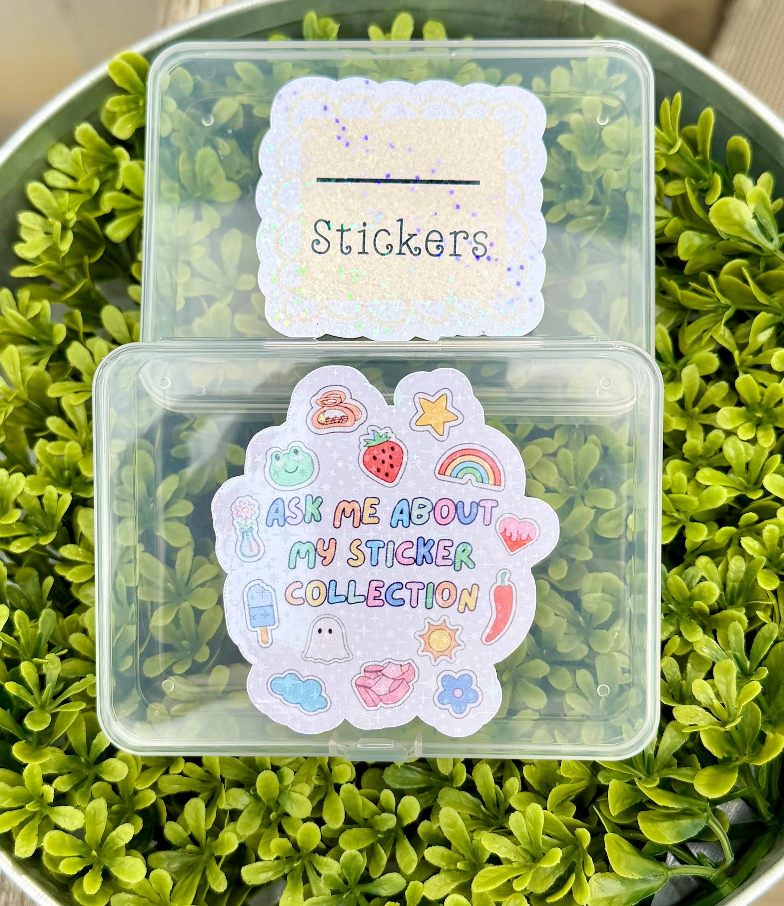 Sticker Storage Box - Etsy