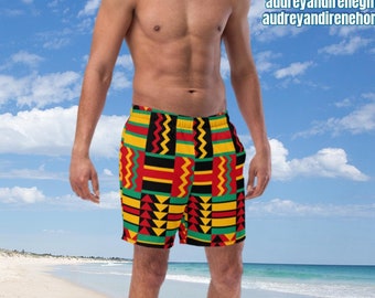 African Swim Trunks - Etsy