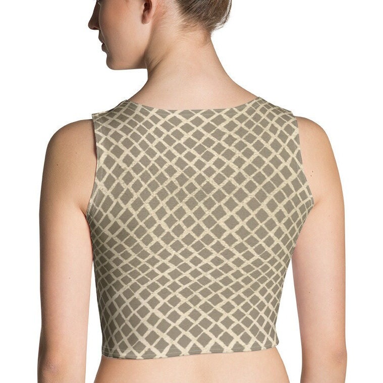 Giraffe Wildlife Safari Yoga Crop Top - Etsy