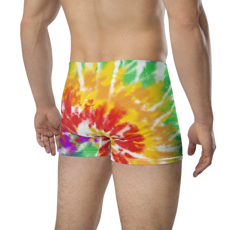 Rainbow Tie Dye Men's Boxer Briefs - Etsy
