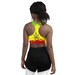 Rainbow Cannabis Leaf Reggae Rasta Abstract Longline Sports Bra - Etsy