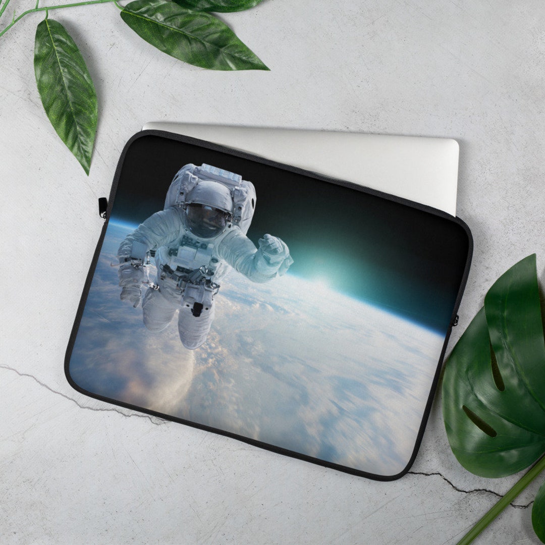 Astronaut Floating in Space Laptop Sleeve - Etsy