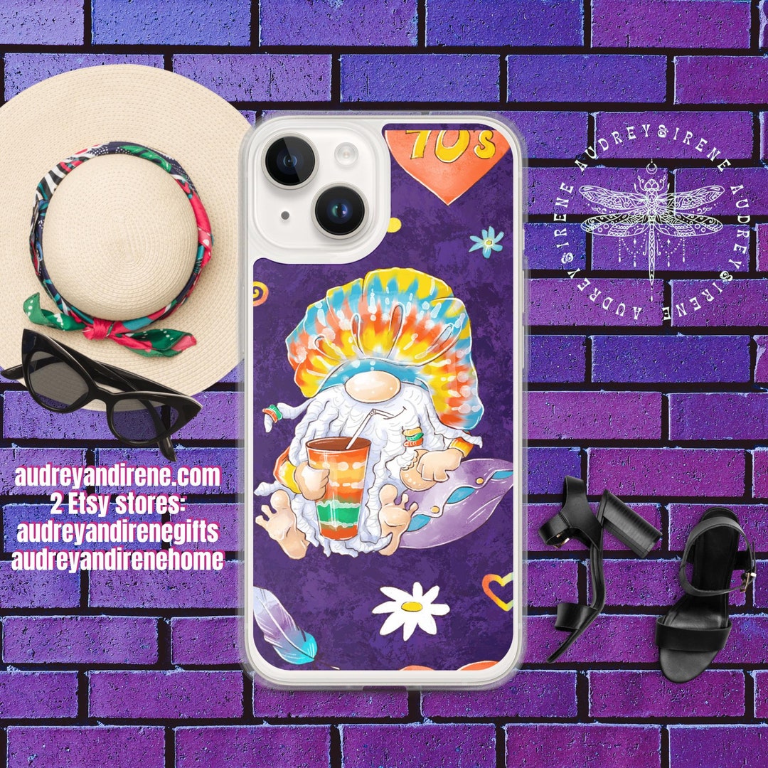 Hippie Gnome Tie Dye iPhone Case - Etsy