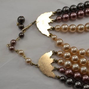 Stunning Vintage Japan Four String Bead Necklace - Etsy