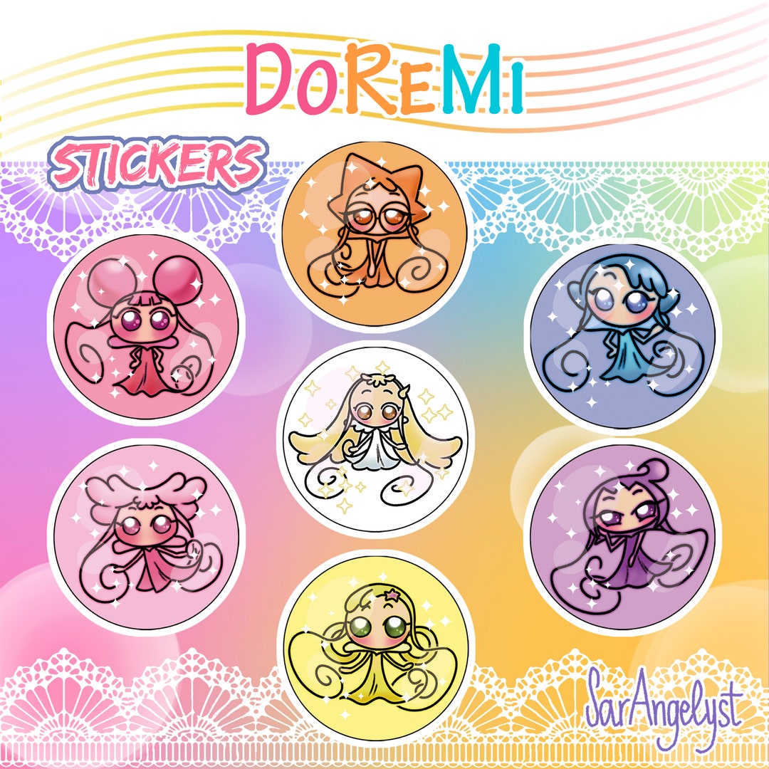 Stickers - Magical Doremi Fairies - Etsy