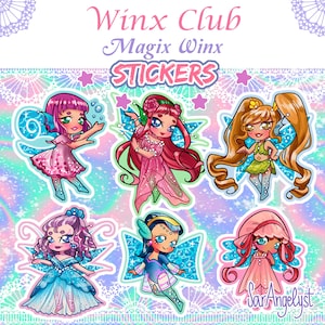 WINX CLUB Stickers Pack - Etsy