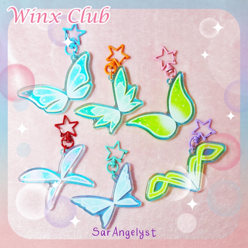 Necklace & Earrings - Winx Club: Magix Wings - Etsy Canada