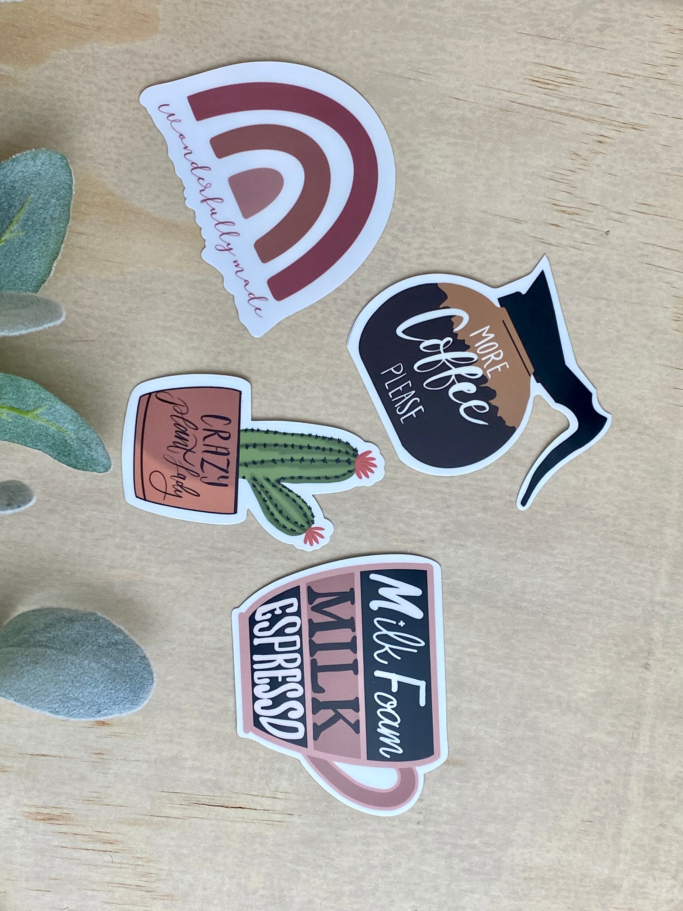 Cappuccino Vinyl Die Cut Sticker 76mmx62mm - Etsy UK