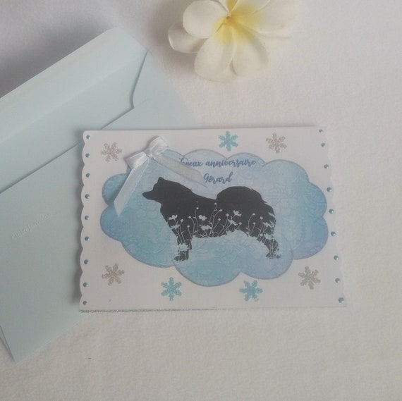 Personalized Samoyed Birthday Card - Etsy