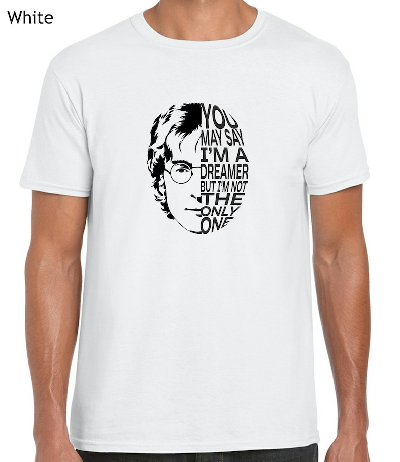 John Lennon Imagine T-shirt - Etsy