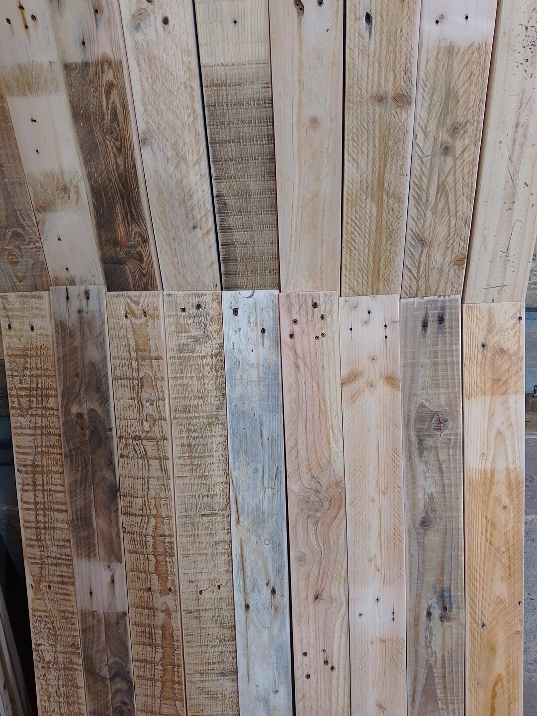 Rustic Pallet Wall Cladding 6sqm Reclaimed Wood Wall Cladding ...