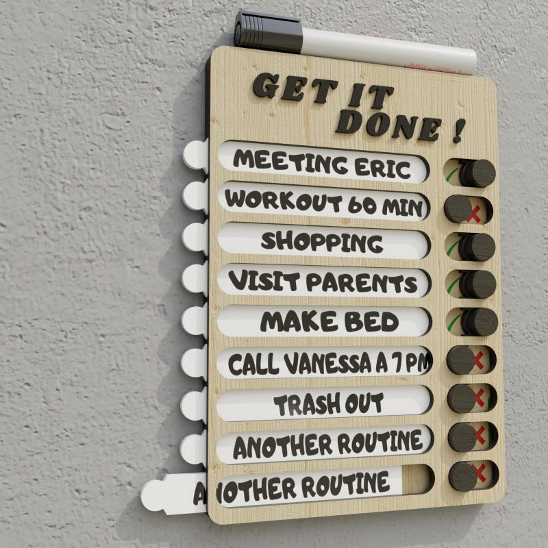 Chore List Laser Cut - Etsy