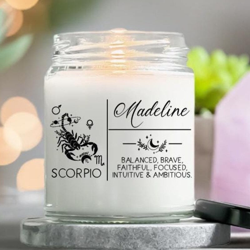 Scorpio Candle - Etsy